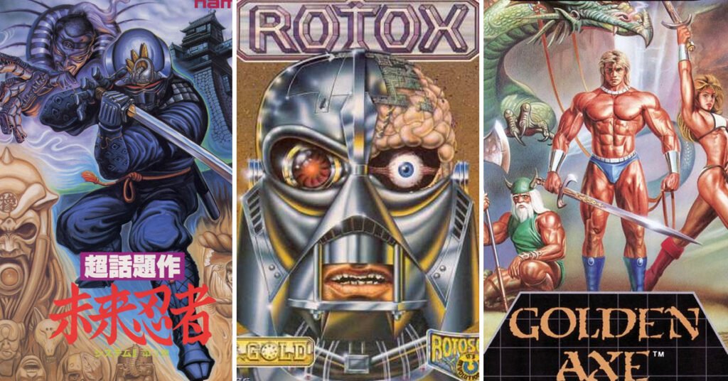 80s game covers - Ben Krefta.com